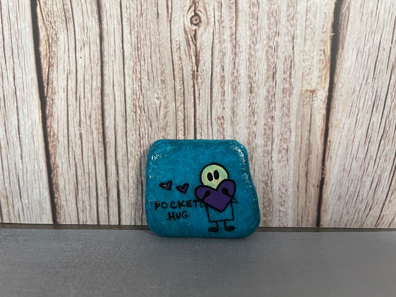 Pocket Hug Rock - Etsy