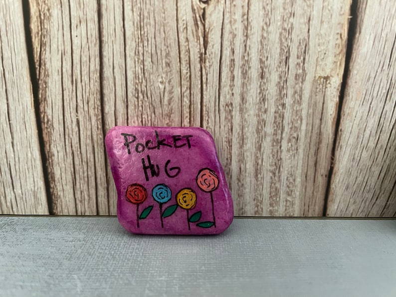 Pocket Hug Rock - Etsy
