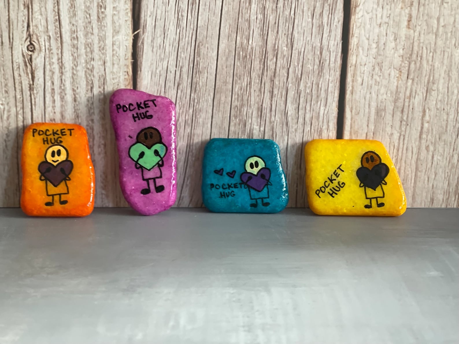 Pocket Hug Rock - Etsy