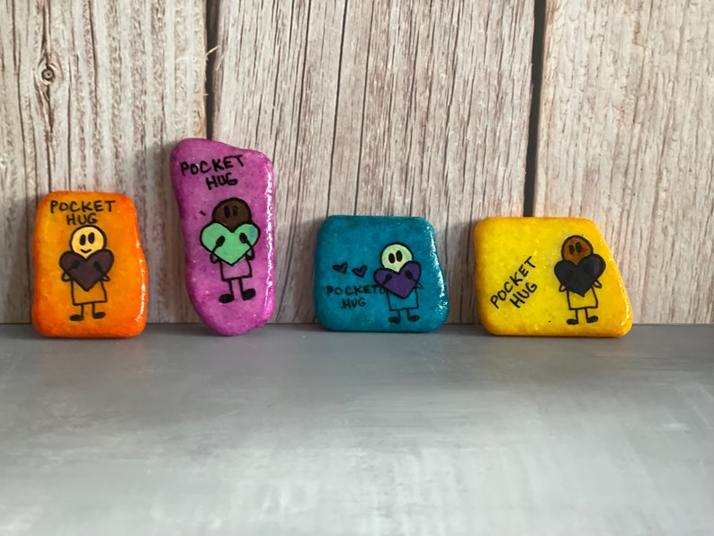 Pocket Hug Rock - Etsy