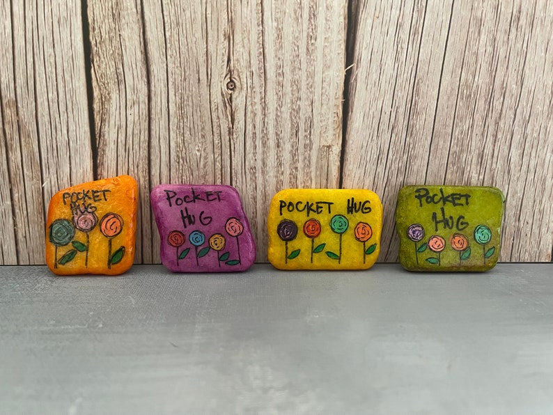 Pocket Hug Rock - Etsy