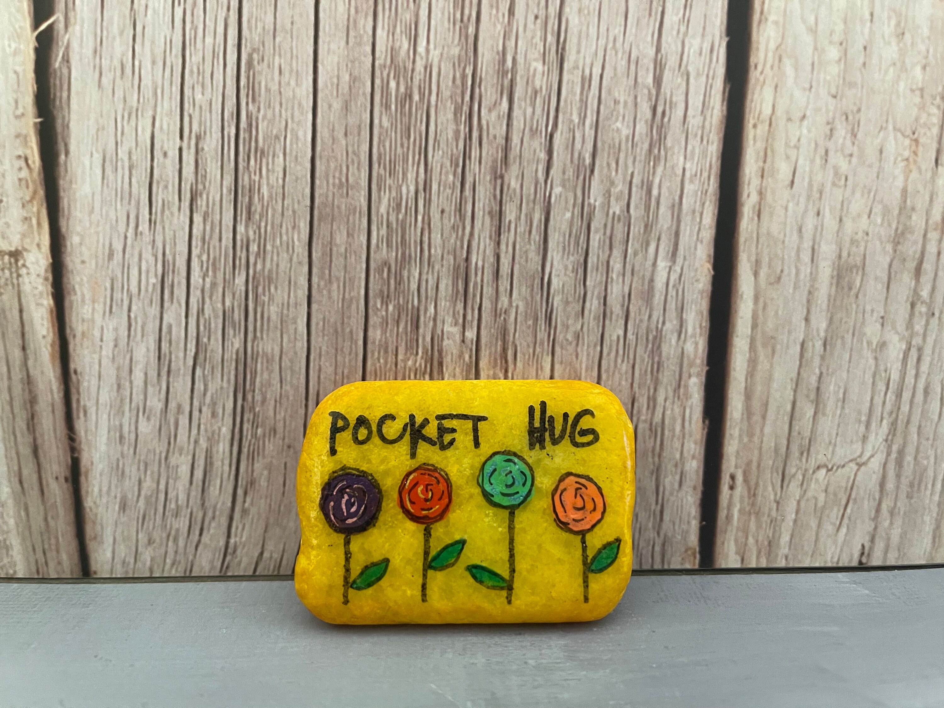 Pocket Hug Rock - Etsy