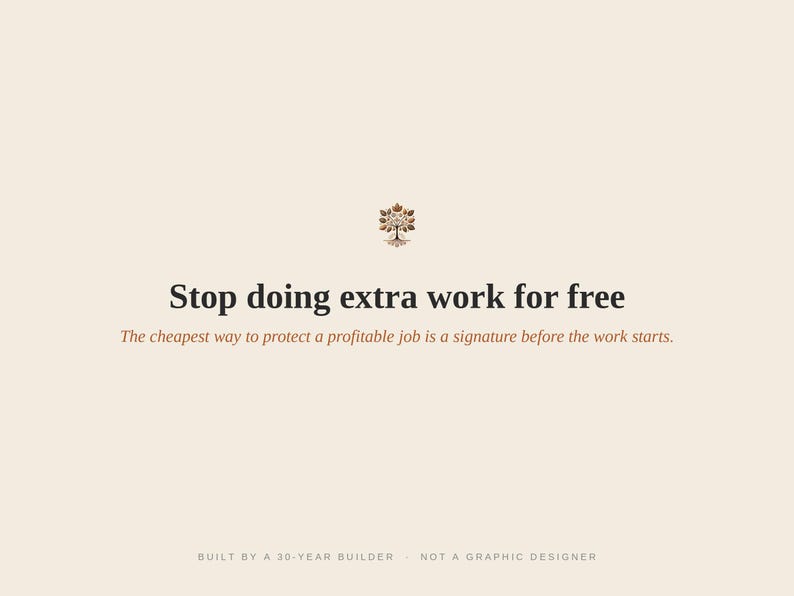 Construction Change Order System, Excel Google Sheets Template (instant ...
