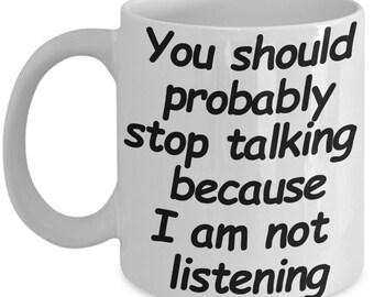 Stop talking | Etsy