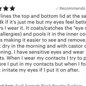 Sormeh Powder Eyeliner: Lead-free, Sensitive Eyes, Waterline Liner ...