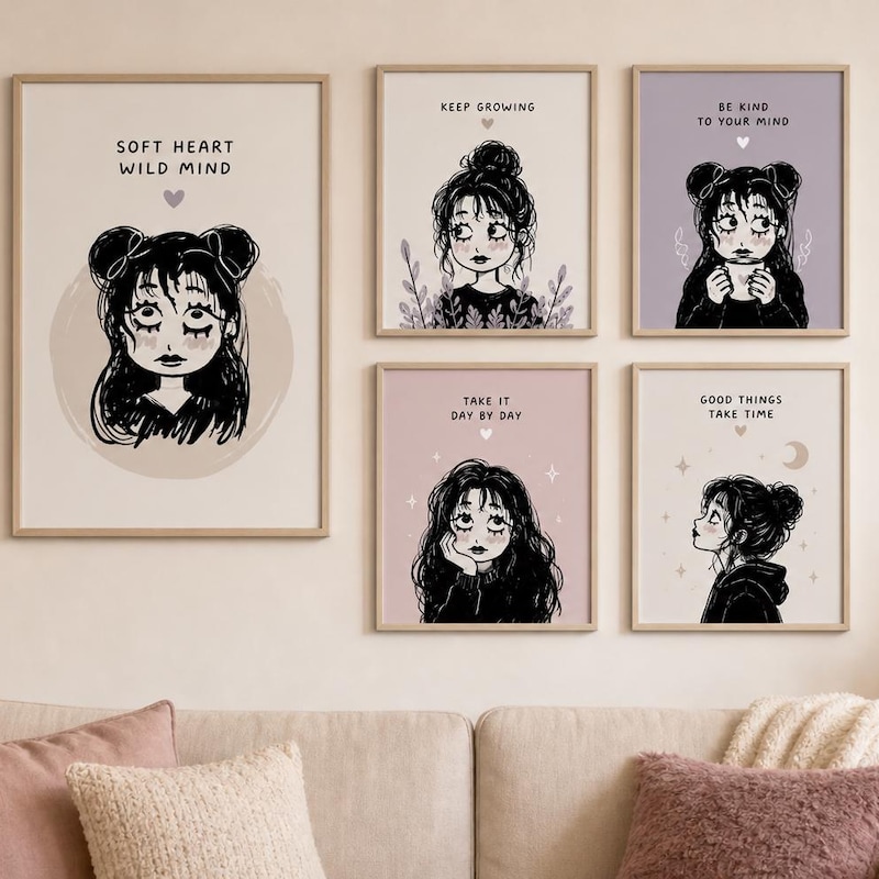 Goth Anime Poster - Etsy
