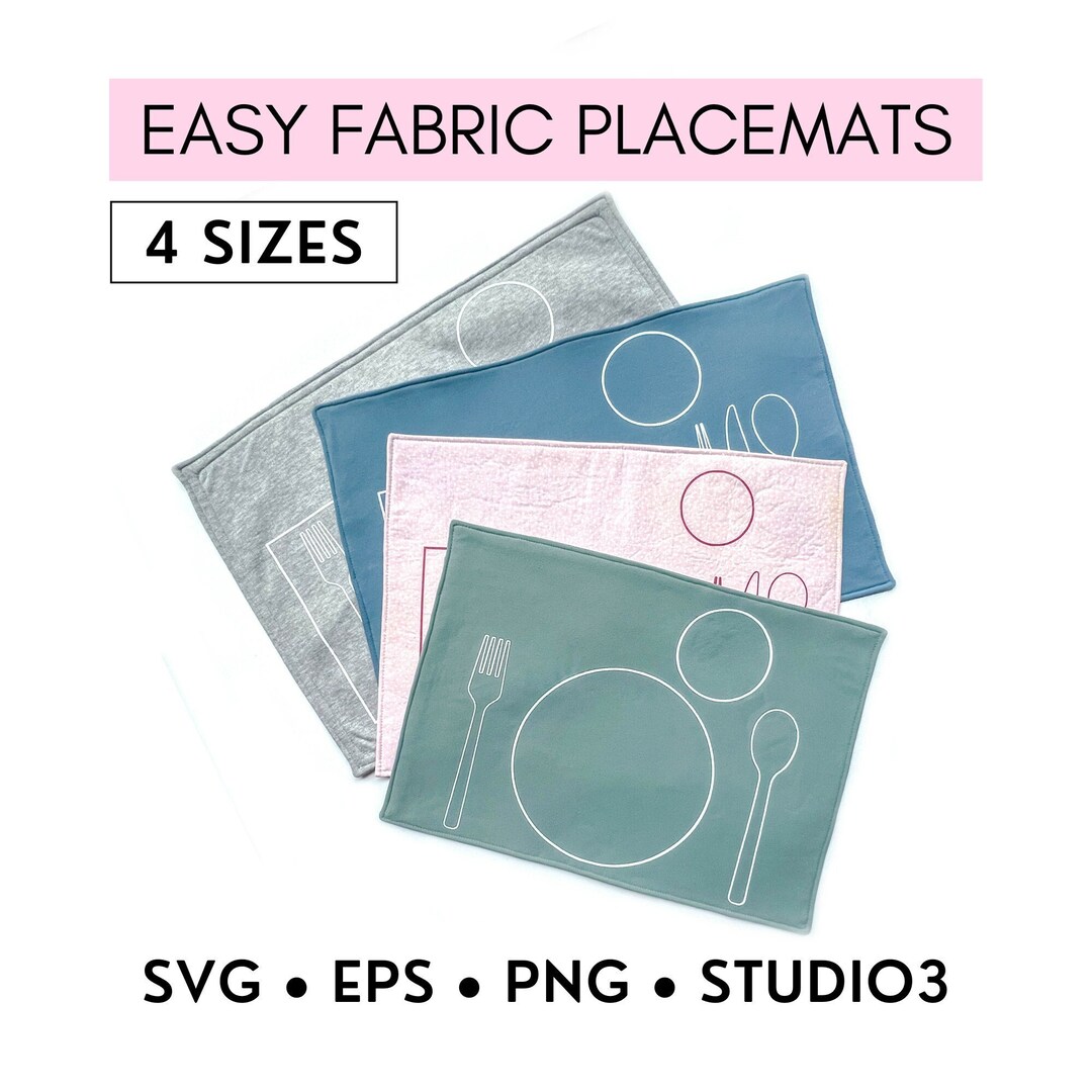 Montessori Placemat Pattern | SVG, PNG, EPS, STUDIO3 Files I Instant ...
