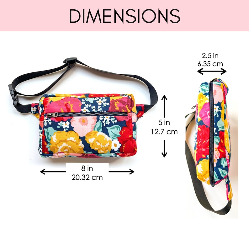 Fanny Pack Hip Bag Bum Bag PDF Sewing Pattern Instant - Etsy