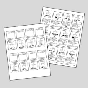 Microwave Bowl Cozy Bundle | PDF Sewing Pattern + Printable Cozy Label ...