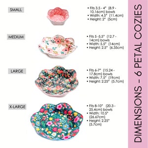 Microwave Bowl Cozy Bundle | PDF Sewing Pattern + Printable Cozy Label ...