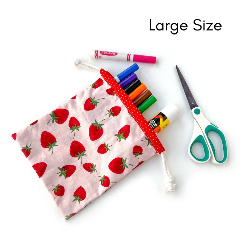 Easy Drawstring Bag PDF Sewing Pattern | 4 Sizes | Instant Download ...