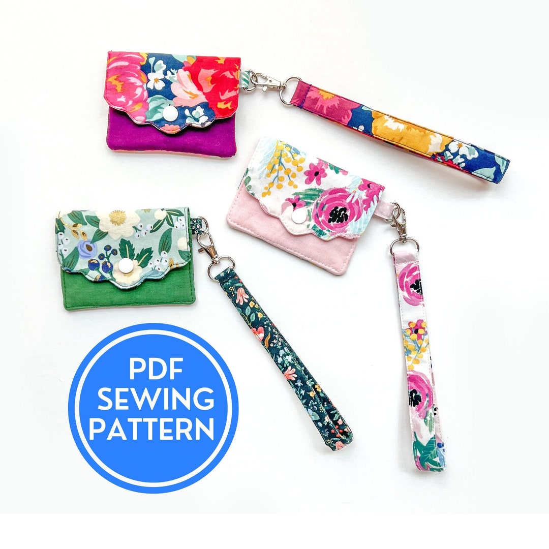 Scalloped Wristlet Wallet PDF Sewing Pattern | Instant Download ...