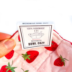 PRINTABLE Bowl Cozy Label | Instant Download | Digital PDF Cozy Care ...