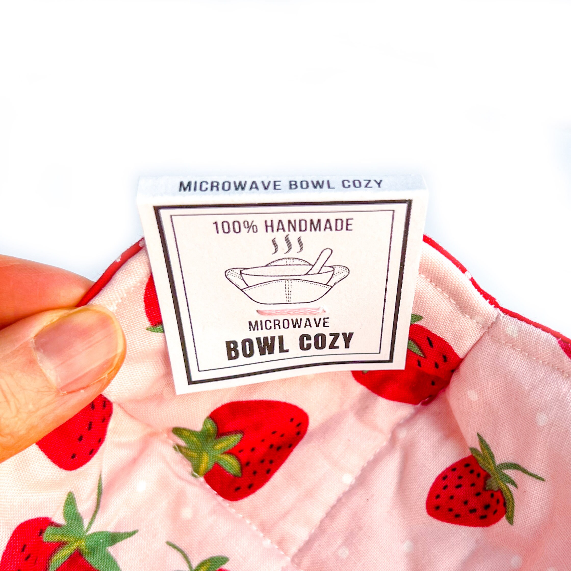 Printable Bowl Cozy Tags | Handmade Cotton Cozy Care (digital PDF) - Etsy