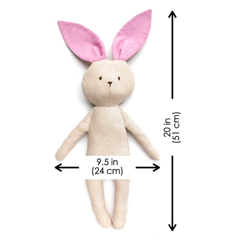 Bunny With Dress and Scarf | PDF Sewing Pattern and Tutorial | Instant ...
