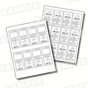 PRINTABLE Bowl Cozy Label | Instant Download | Digital PDF Cozy Care ...