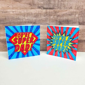 Printable Super Dad Coloring Card INSTANT DOWNLOAD Father's's Day ...