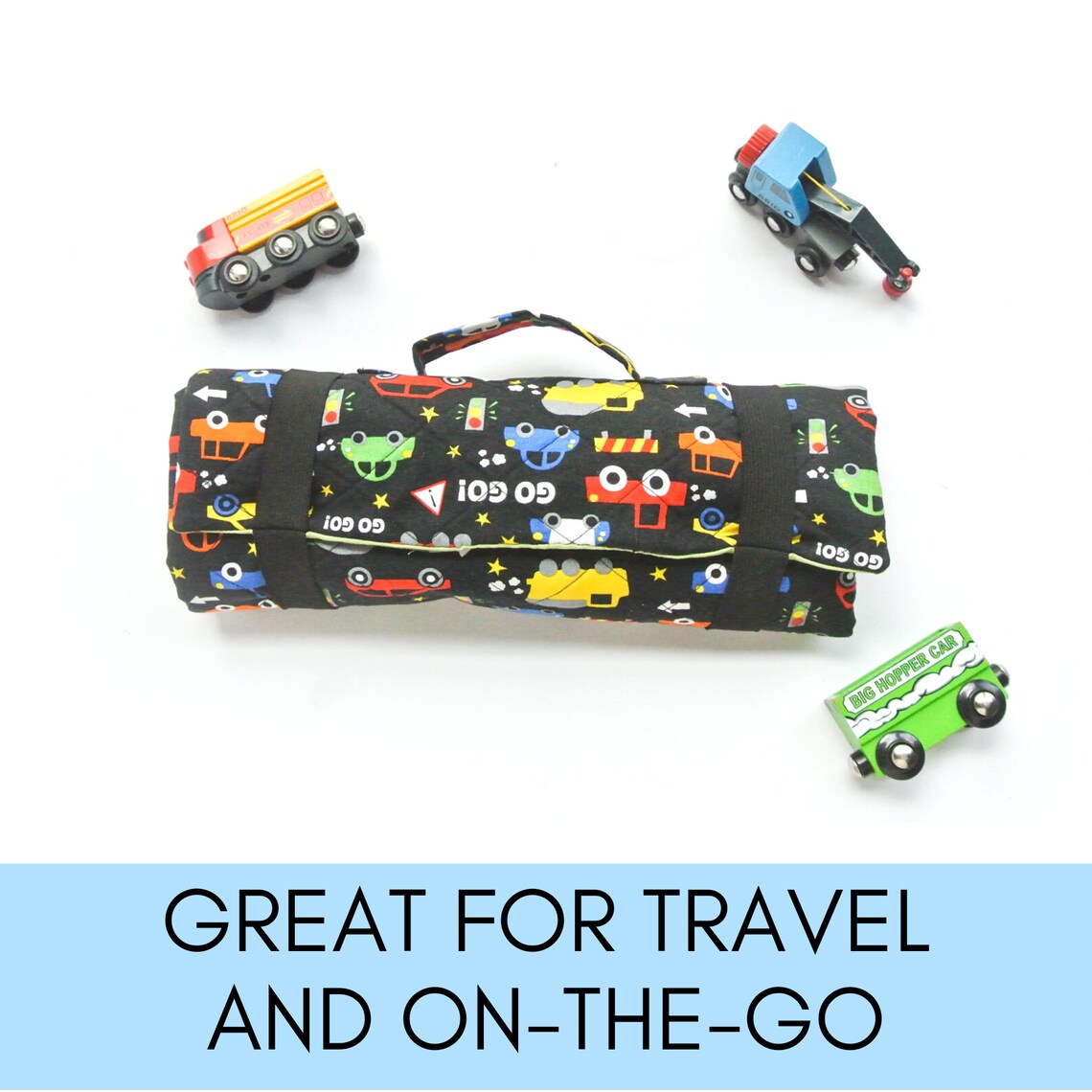 Toy Car Carrier With Play Mat PDF Sewing Pattern Instant - Etsy