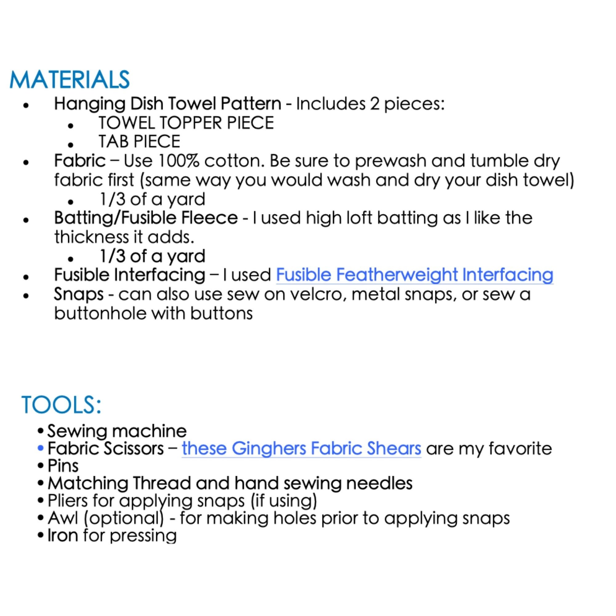 Hanging Hand Towel PDF Sewing Pattern | Towel Topper PDF Sewing Pattern ...