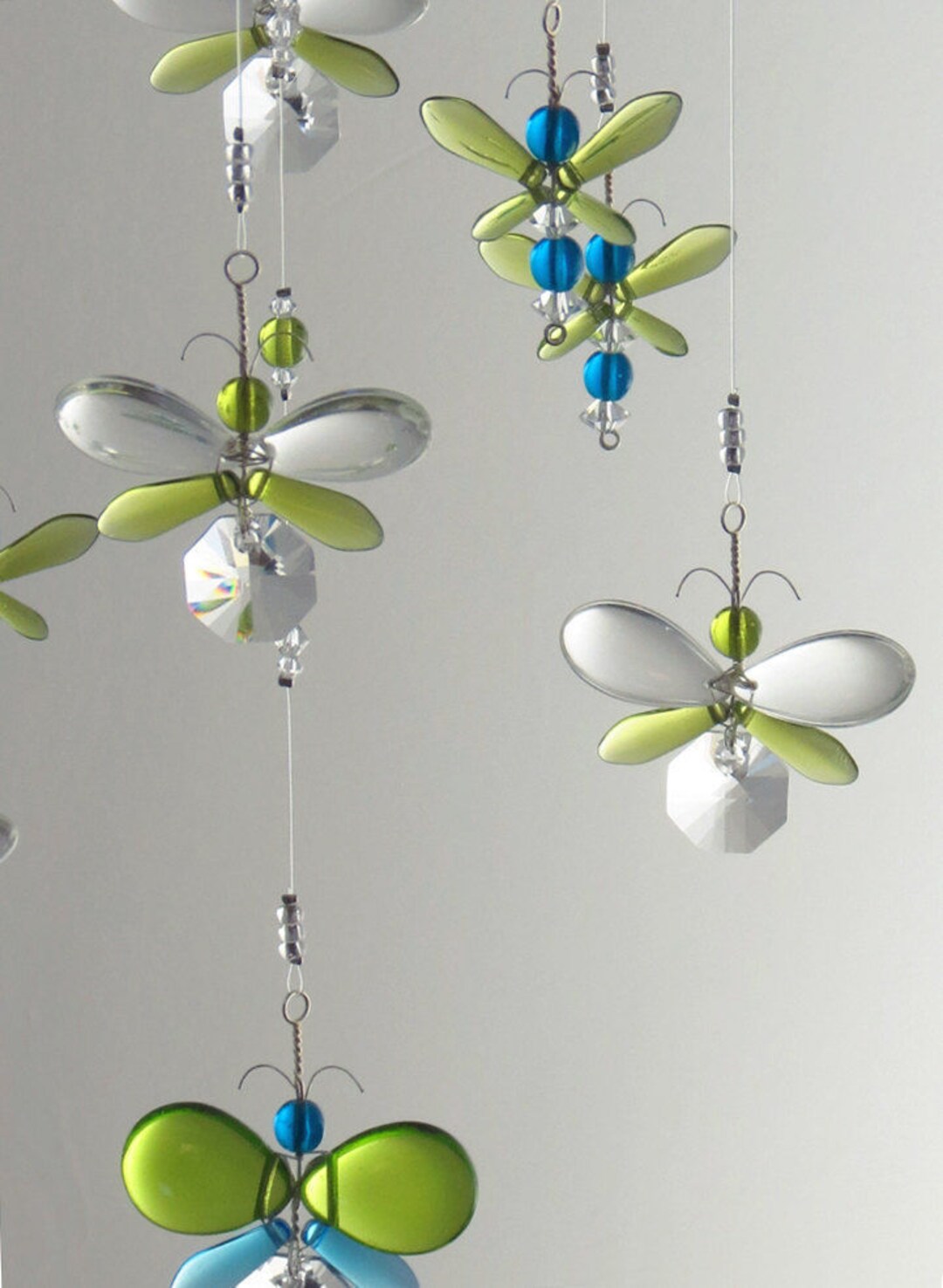 Spring Decoration Green Firefly Nursery Idea Baby Boy Mobile Baby ...
