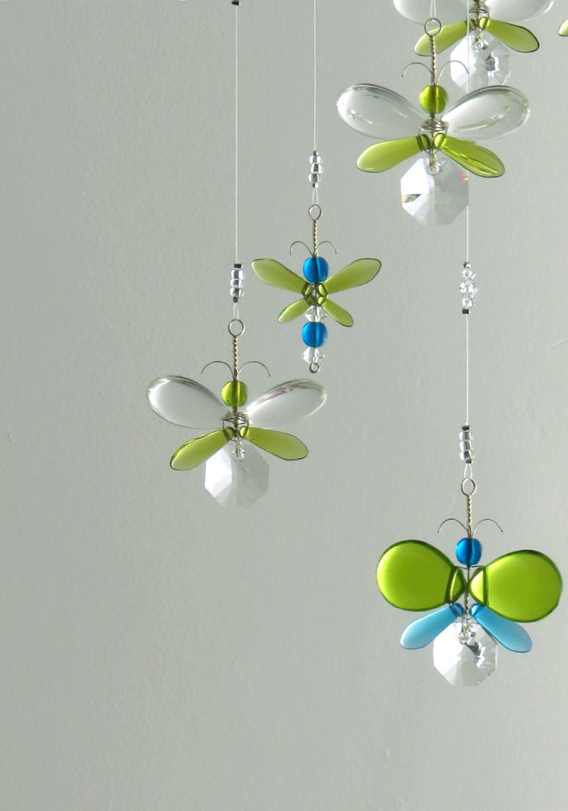 Spring Decoration Green Firefly Nursery Idea Baby Boy Mobile Baby ...