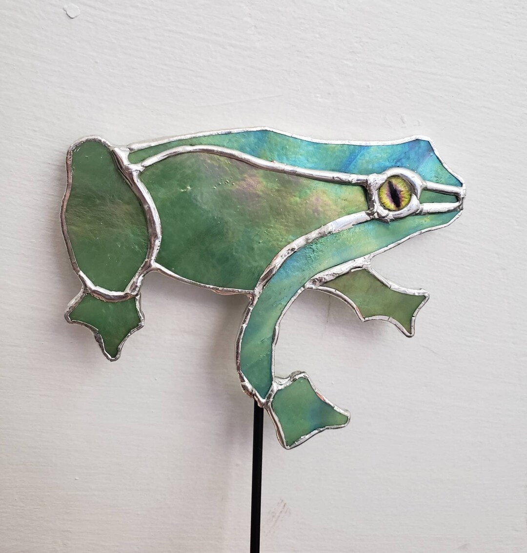 Frog Plant Stake Decoration #1 - Etsy