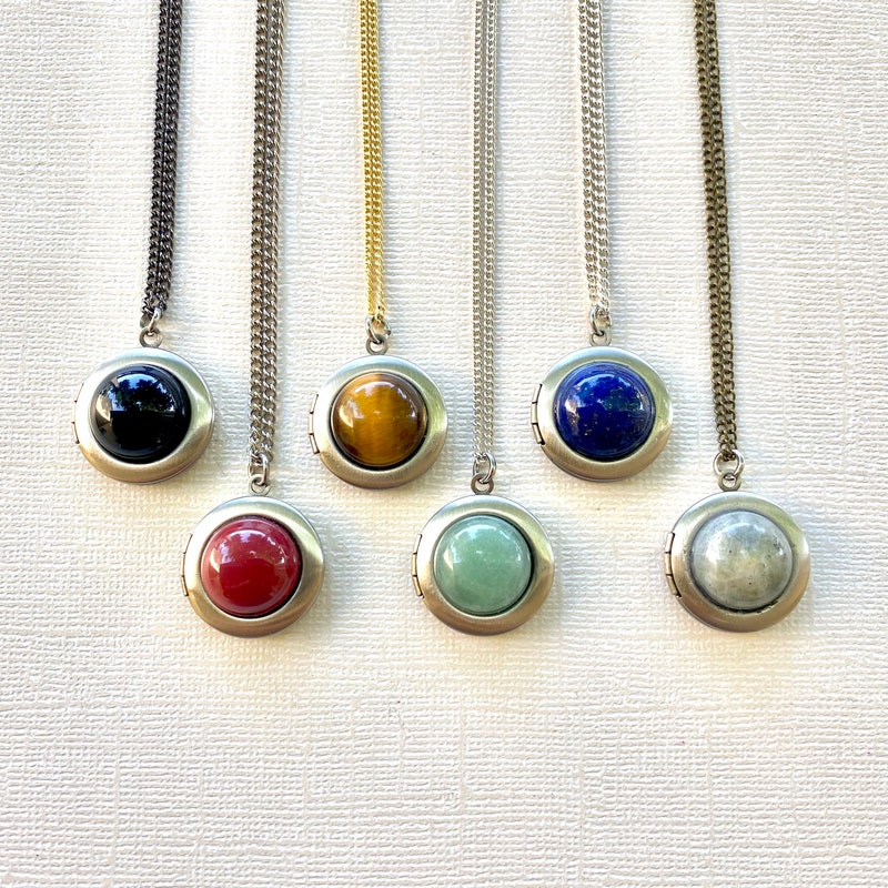 Moonstone Locket - Etsy