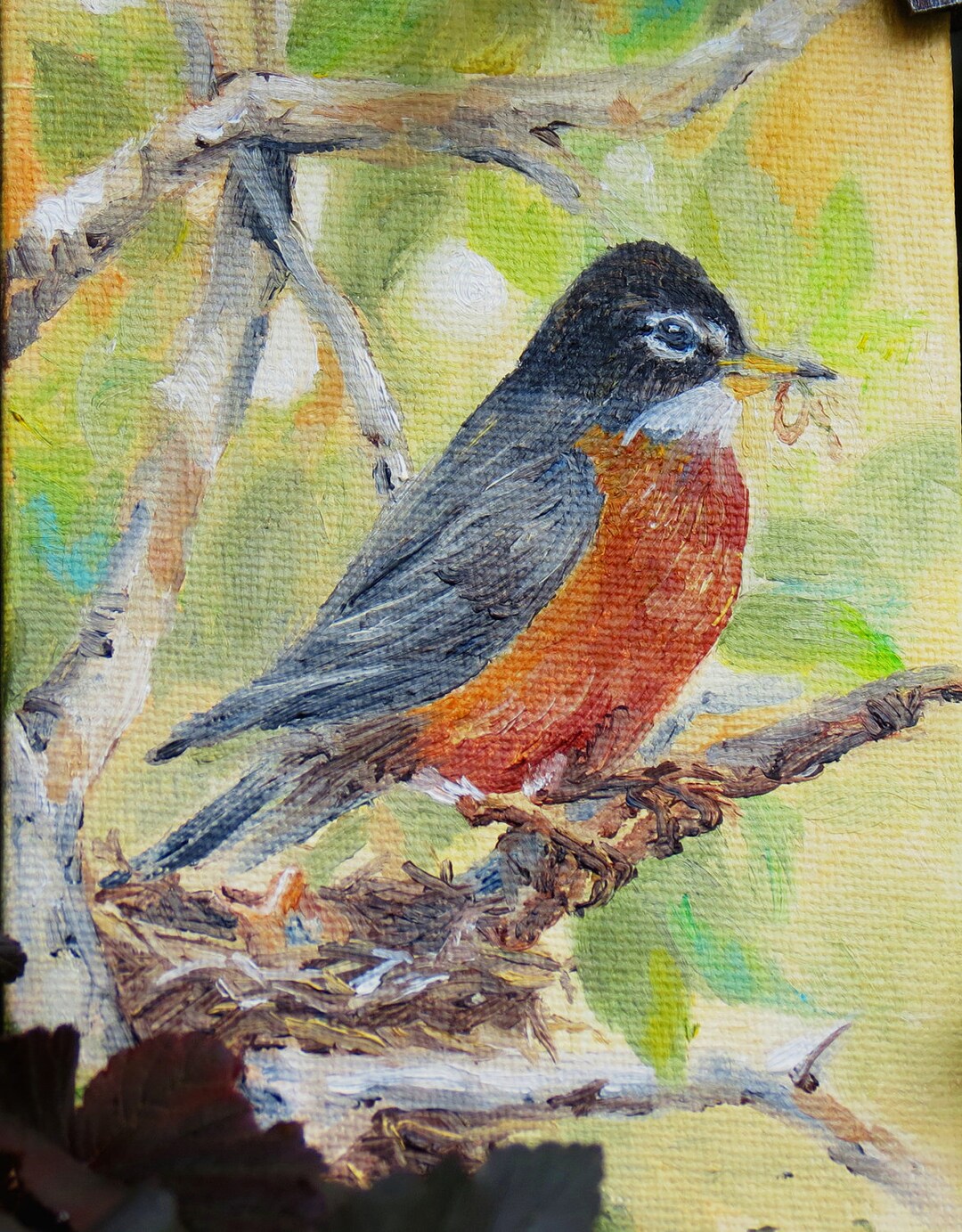 Michigan Birds Art Prints: Robin, Cardinal, Bluebird, Sparrow (8x10) - Etsy