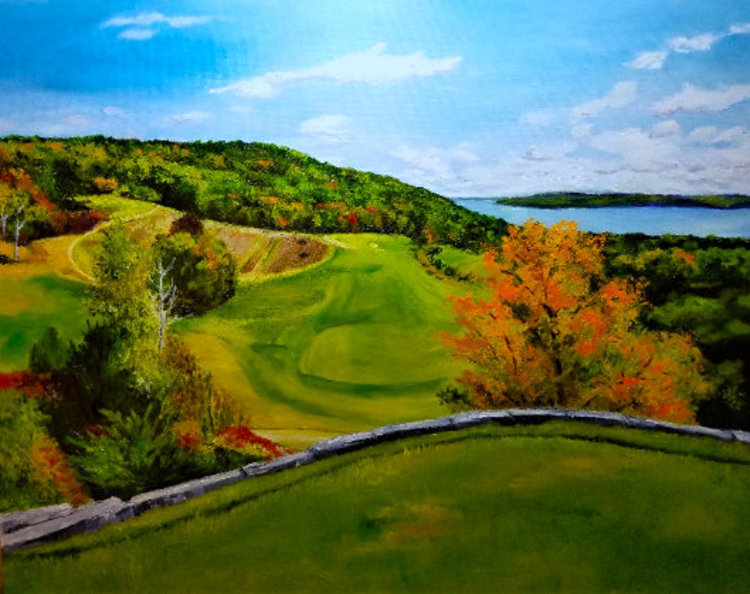 Crystal Downs Golf Course Print: Michigan Fall Golf Scene Art - Etsy