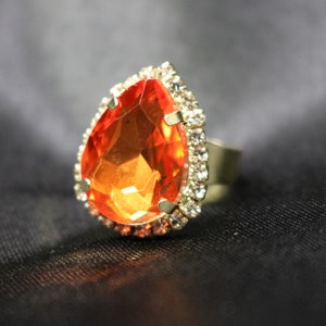 Orange Rhinestone - Etsy