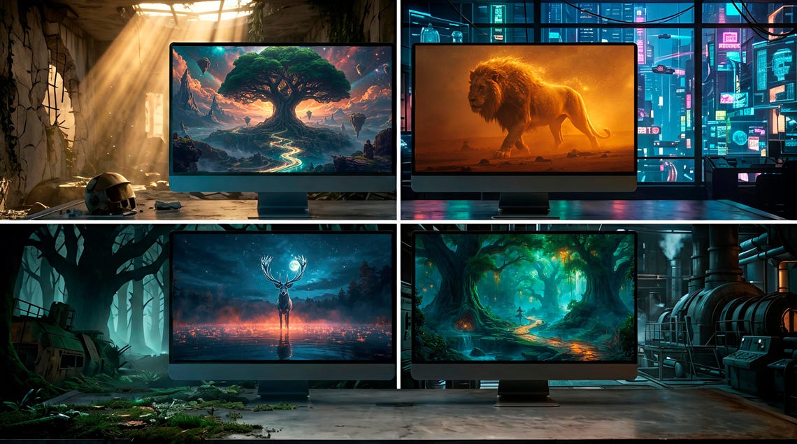 Fantasy Dreamscape Wallpapers | 27 4K Desktop Backgrounds (digital ...