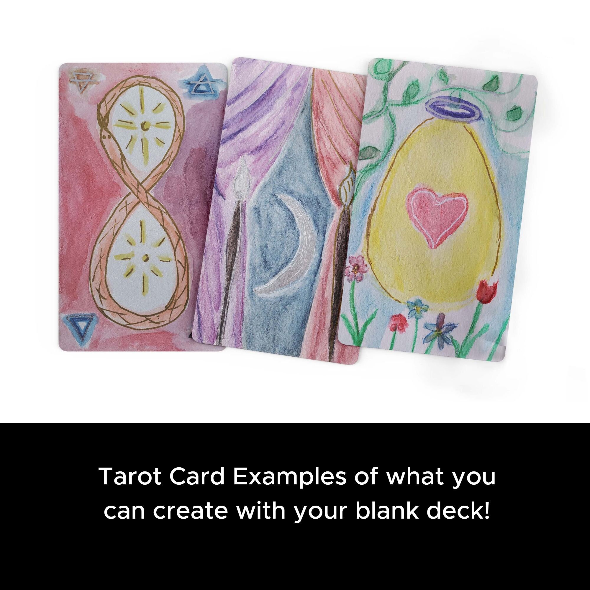 Blank Tarot Cards 78 Card Deck - Etsy