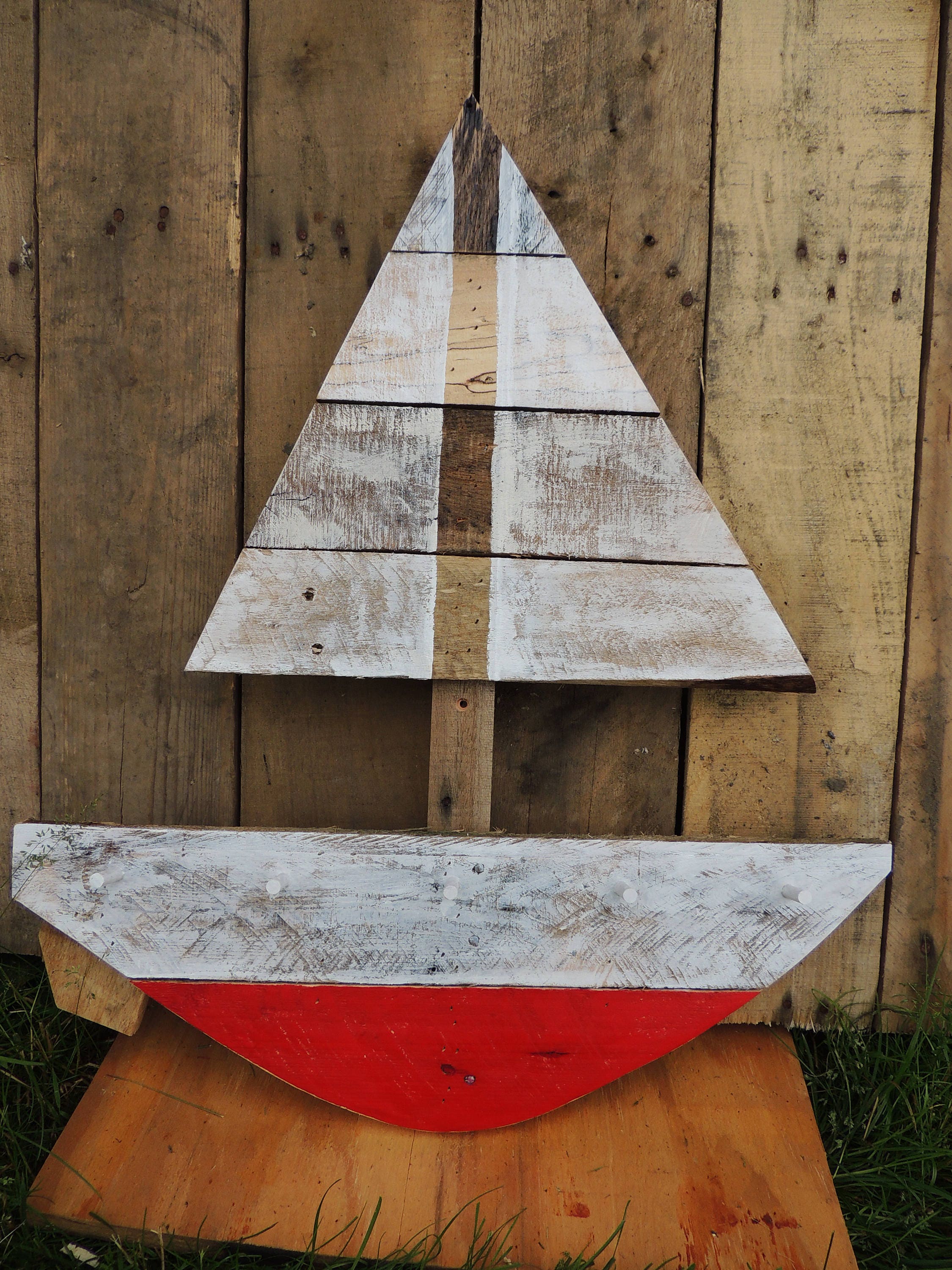 Sailboat Key Rack Boat Sailing Entryway Hooks Nautical Home - Etsy