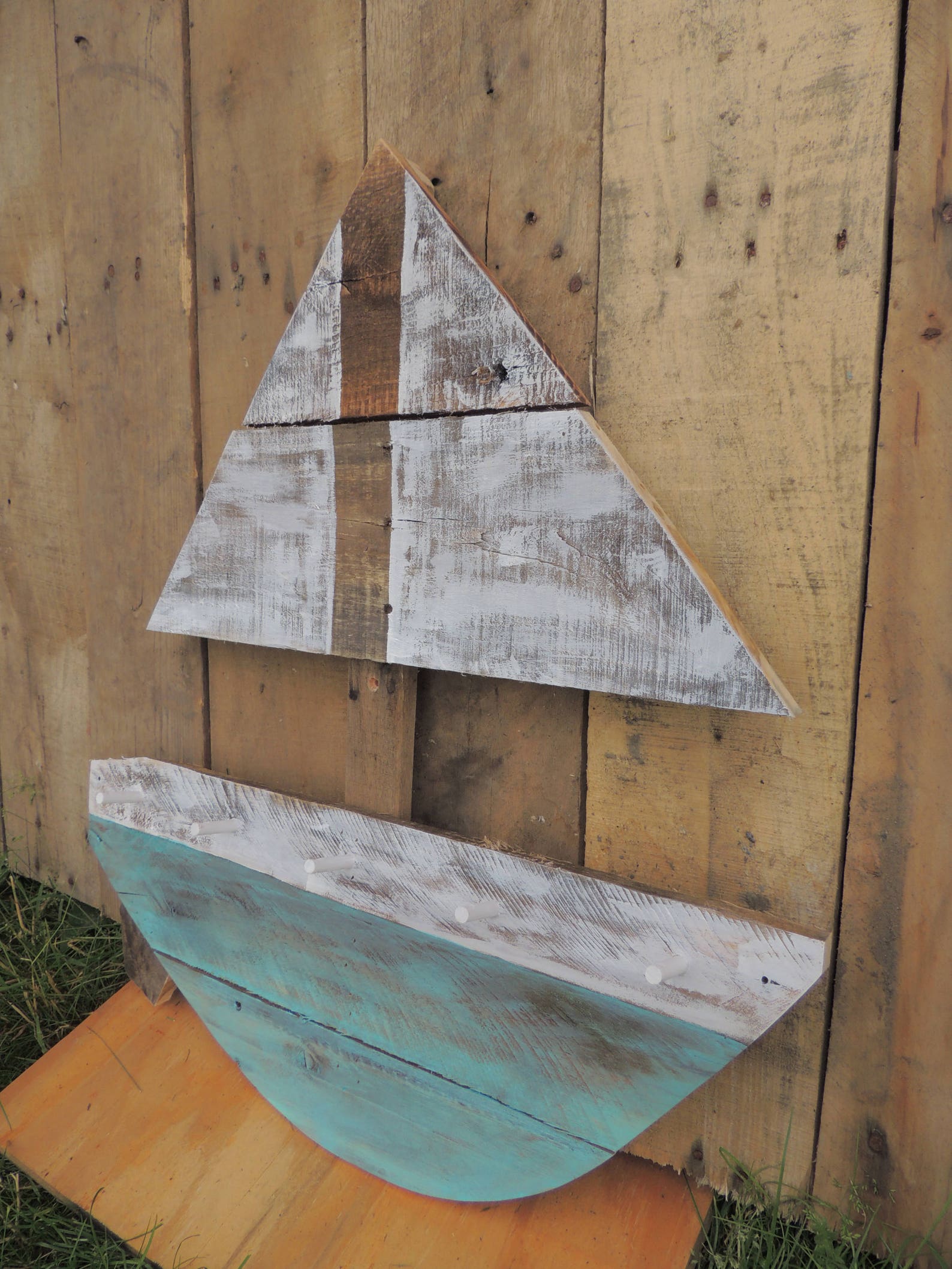 Sailboat Key Rack Boat Sailing Entryway Hooks Nautical Home - Etsy