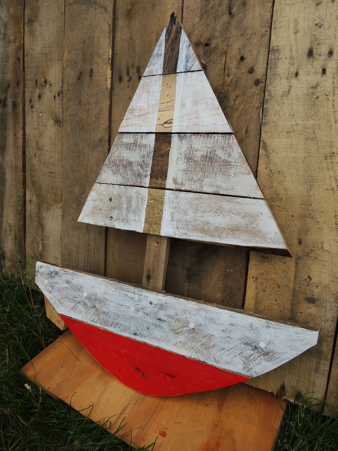 Sailboat Key Rack Boat Sailing Entryway Hooks Nautical Home Decor - Etsy