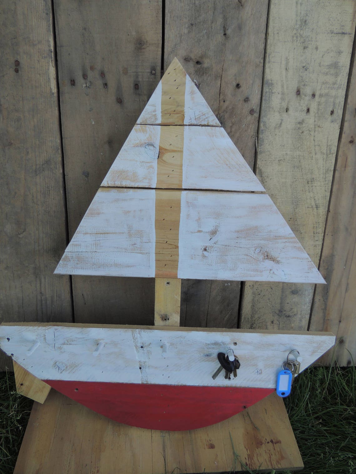 Sailboat Key Rack Boat Sailing Entryway Hooks Nautical Home Decor - Etsy