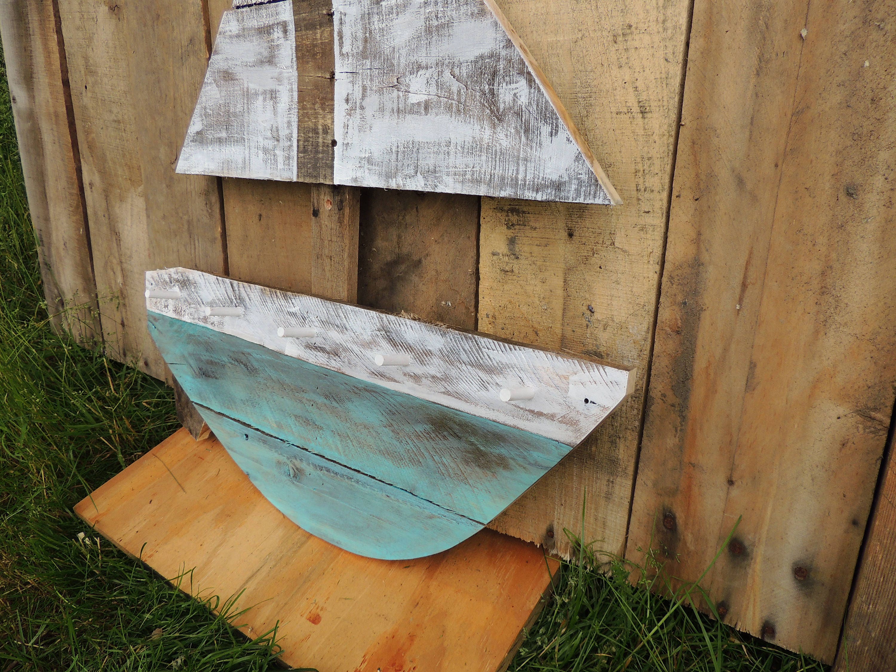 Sailboat Key Rack Boat Sailing Entryway Hooks Nautical Home - Etsy