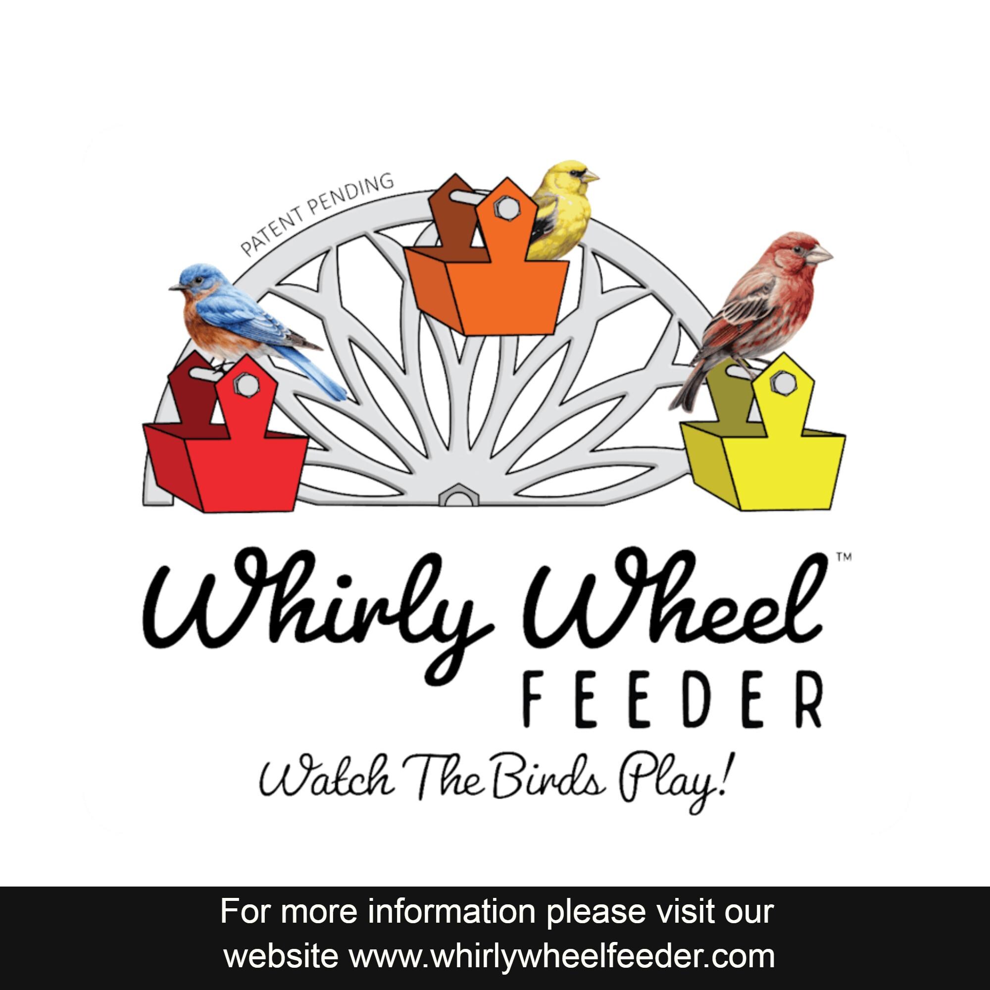 Rainbow Spinning Bird Feeder: Metal Ferris Wheel Yard Art - Etsy