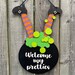 DIGITAL FILE ONLY Halloween Witch Door Hanger Sign | Welcome My ...