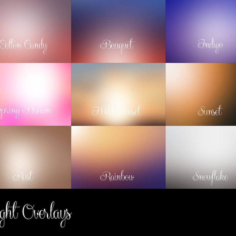 Light Overlay - Etsy