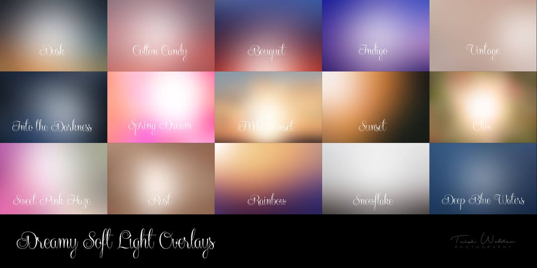 Dreamy Soft Light Overlays - Etsy
