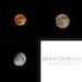 Moon Overlays for Photoshop - Etsy