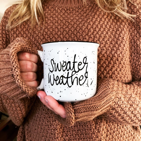 Sweater Weather Coffee Mug - Etsy
