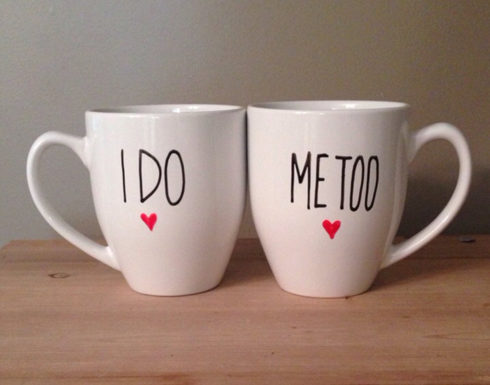 His and hers mugs bridal mugs his and her mugs wedding | Etsy