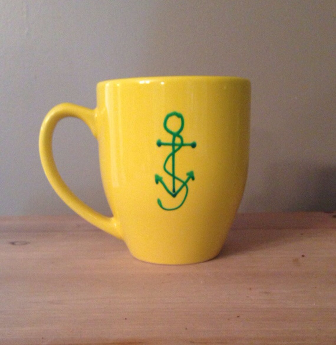 Handwritten Coffee Mug Anchor Mug Sailor Mug - Etsy