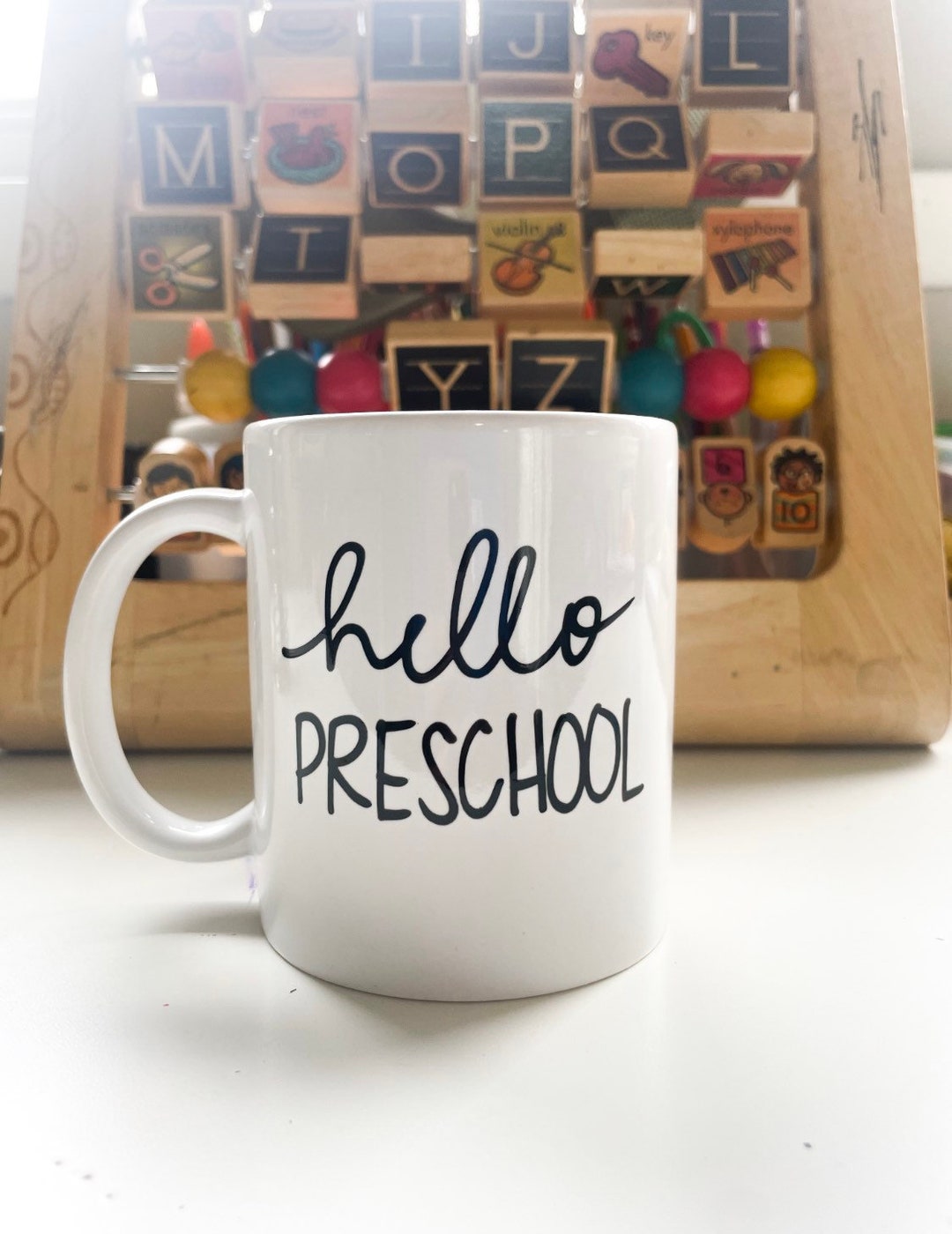 Hello Grade Mug, Back to School Mug, Mug for School, New Grade Level ...
