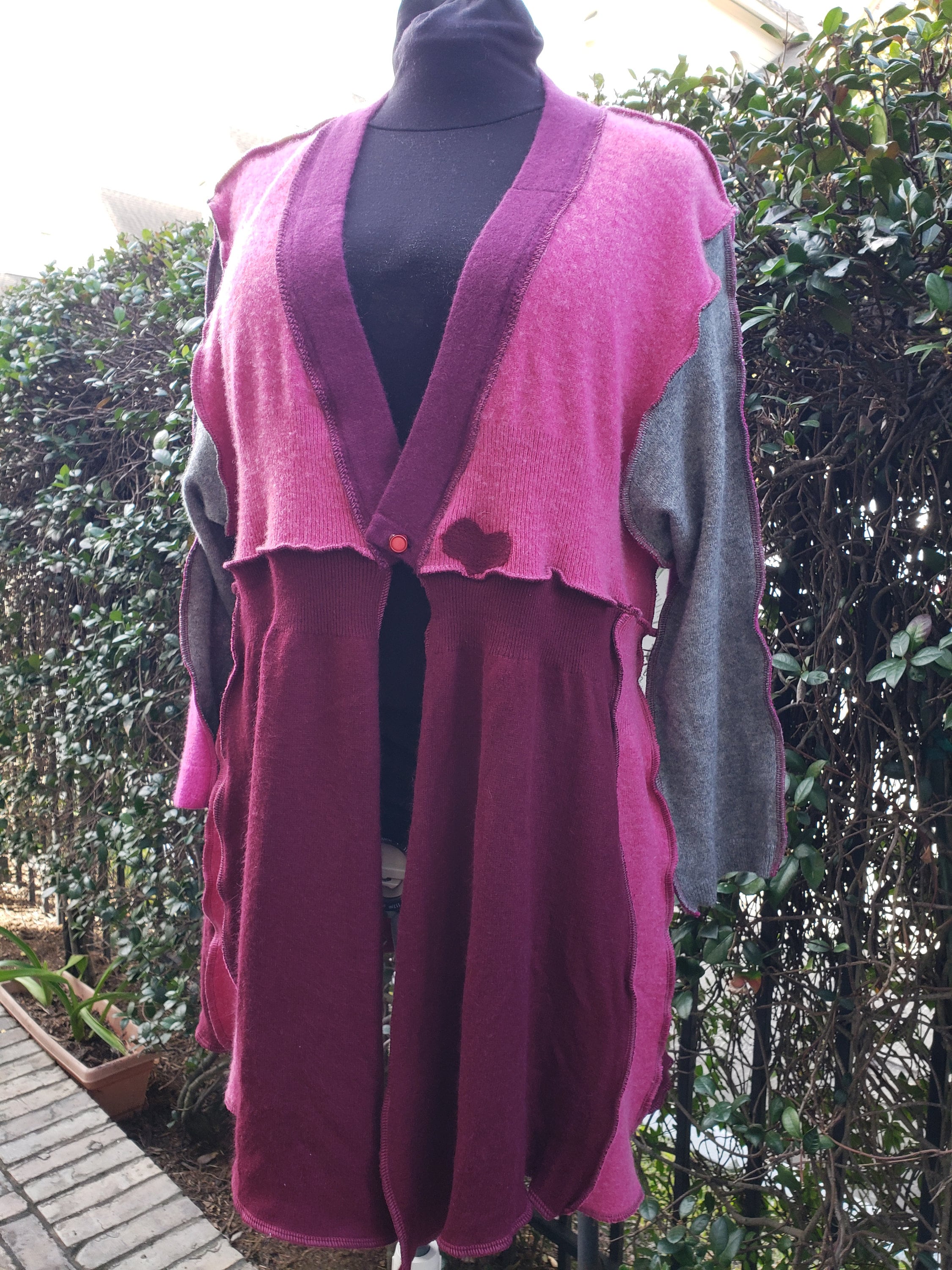 Katwise Sweater, Upcycled Cashmere, Upcycled Sweater, Pixie Coat ...