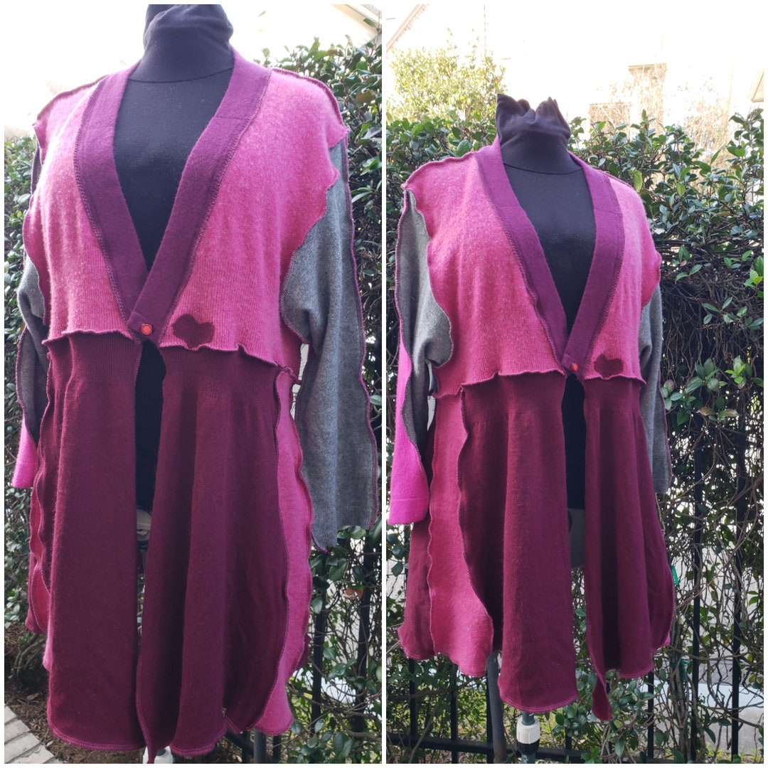 Katwise Sweater, Upcycled Cashmere, Upcycled Sweater, Pixie Coat ...