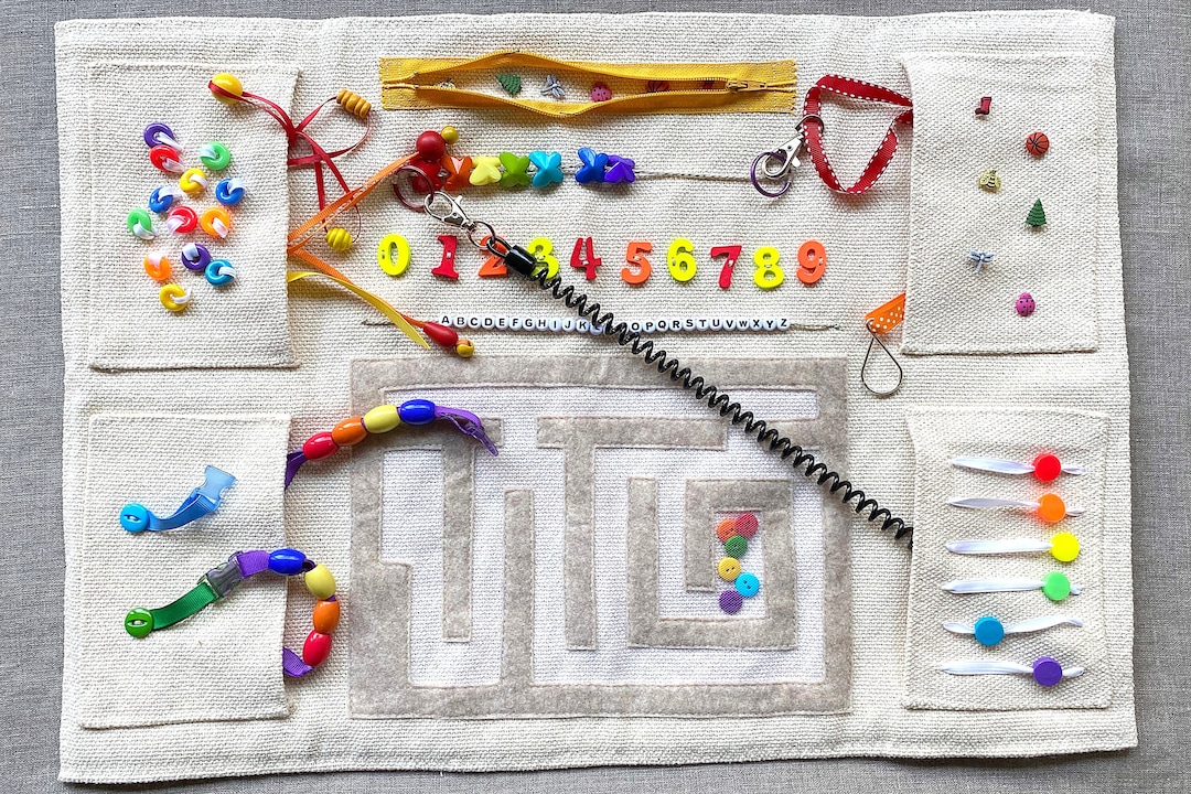 Sensory Activity Blanket: Dementia Restless Hands Play Mat - Etsy