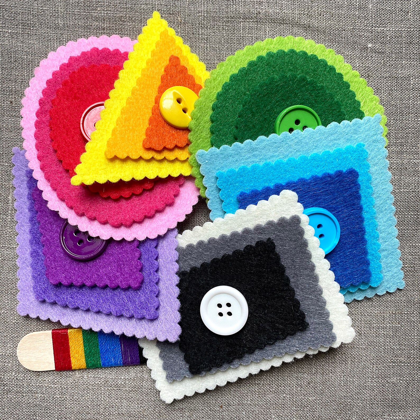 Learning Shapes DIY Kit Sensory Early Childhood Learning Through Play ...